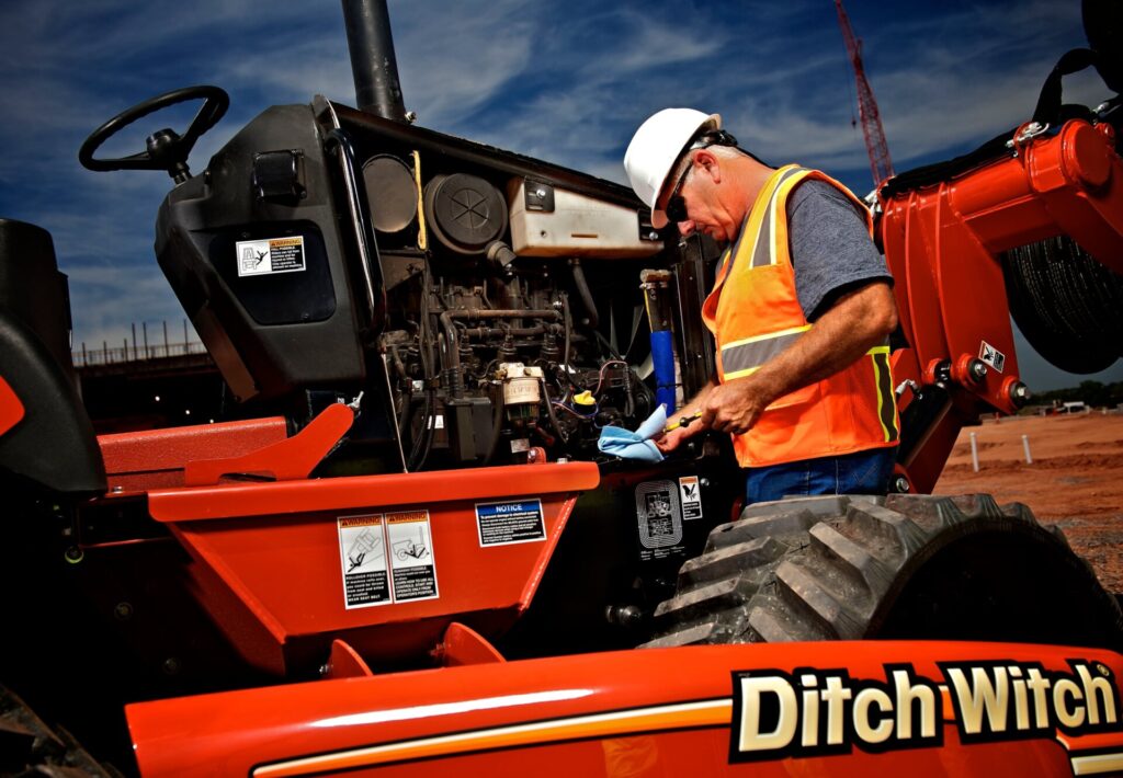 Step-by-Step guide to ride-on trencher routine inspections - Ditch Witch
